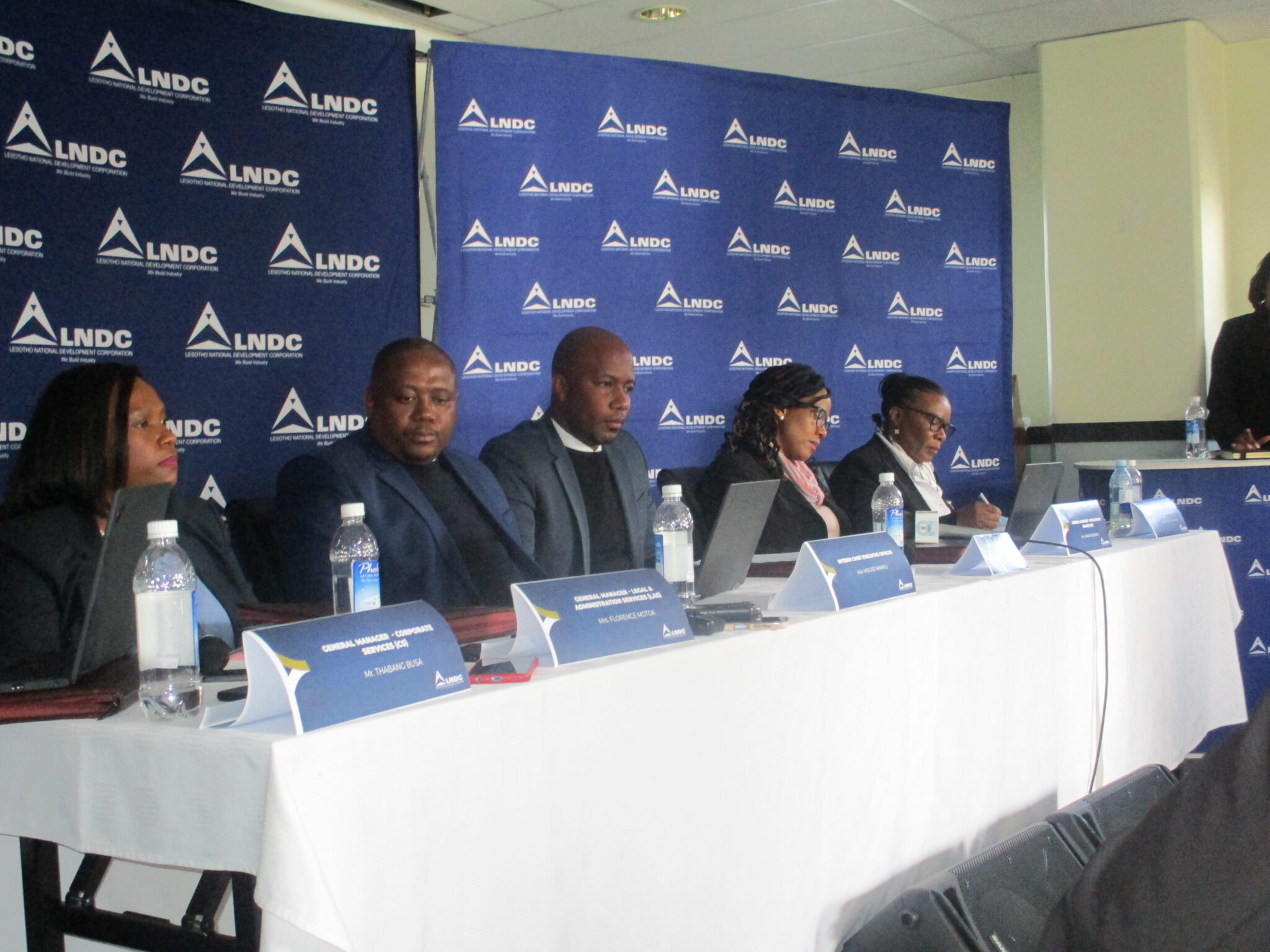 LNDC UNVEILS STRATEGIC PLAN - Government of Lesotho