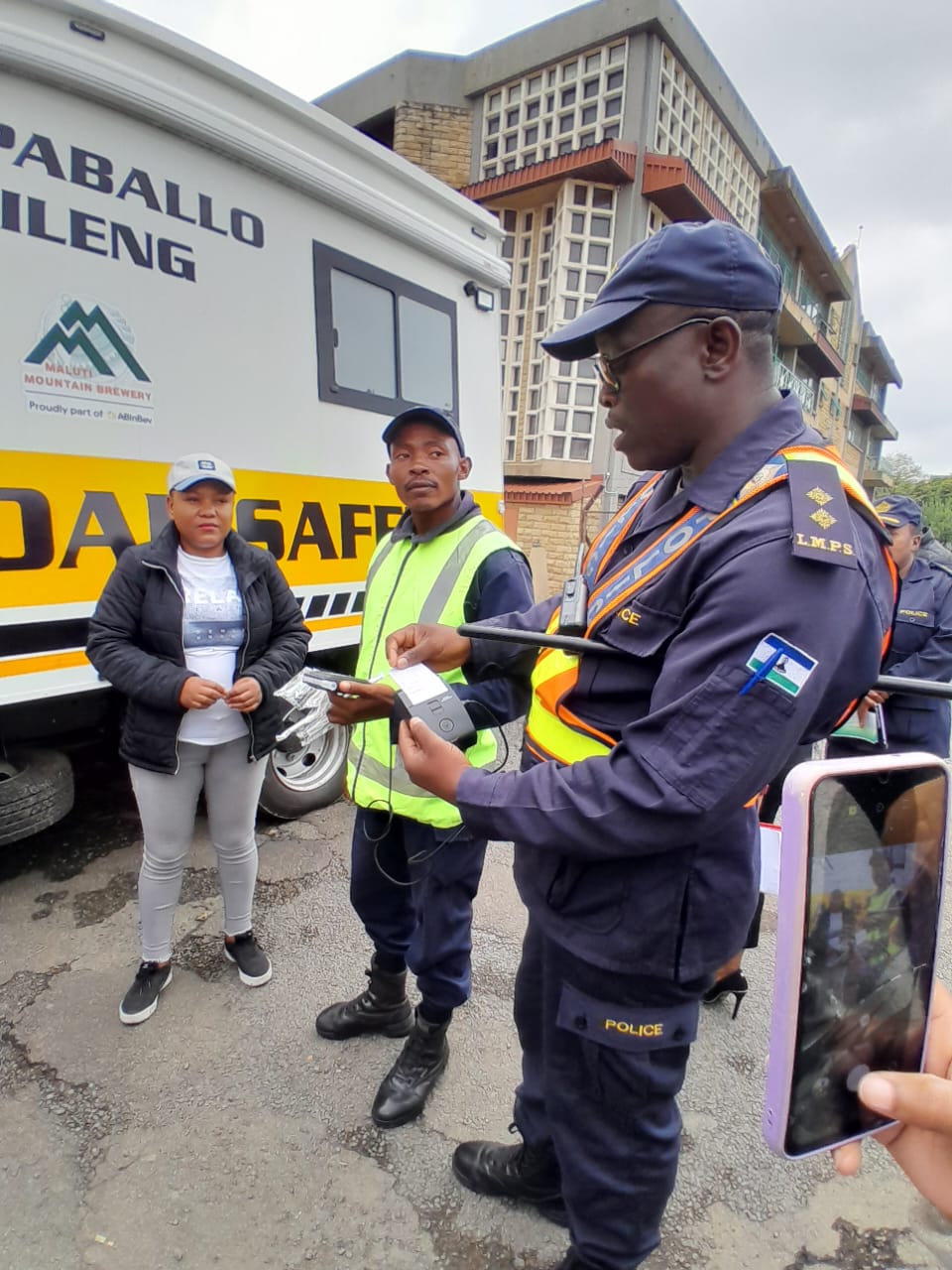 MMB HANDS OVER ALCOHOL EVIDENT CENTER TRUCK - Government of Lesotho